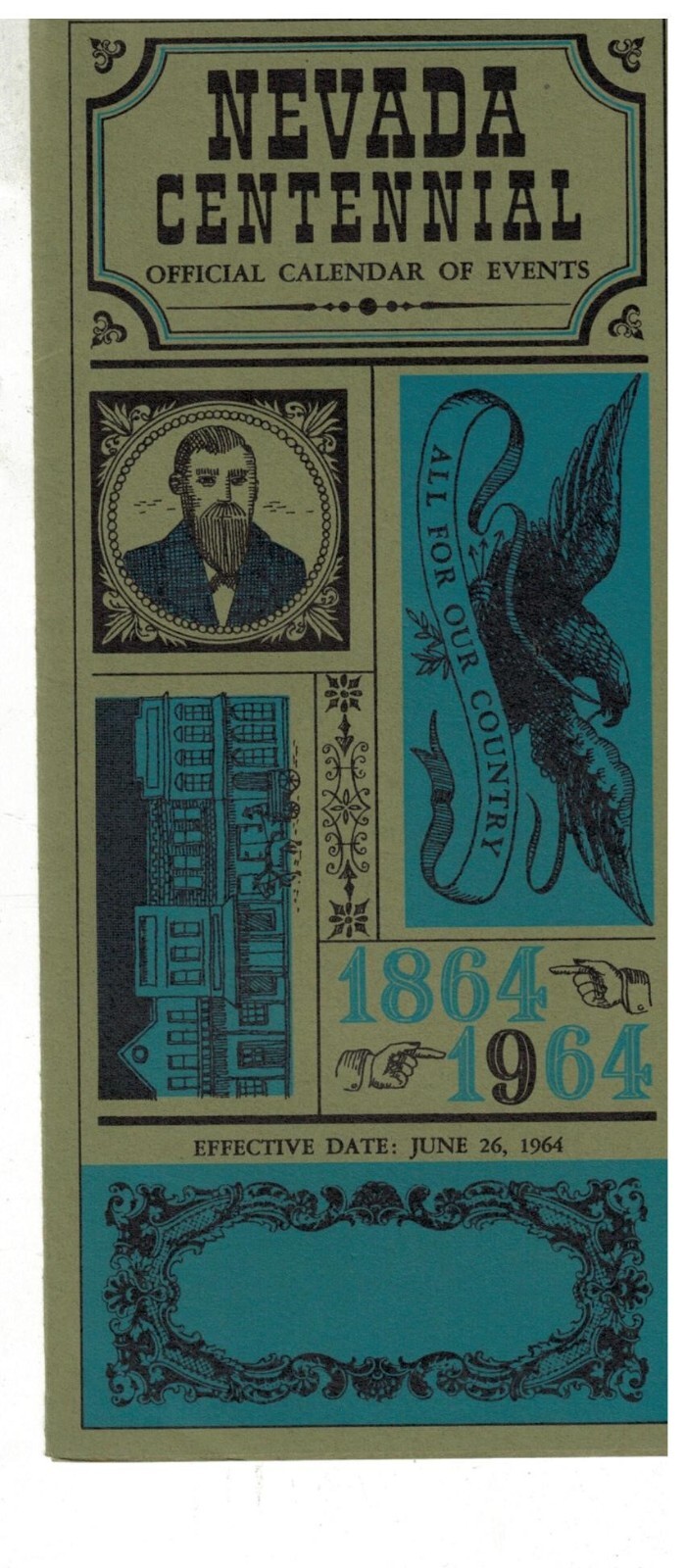 Vintage 1964 Brochure Nevada Centennial | eBay