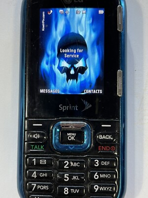 LG Rumor 2 II LX265 - Blue and Black( Sprint ) Rare Slider Phone ...