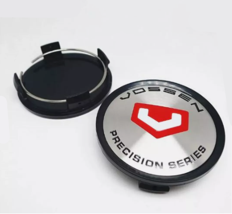 4Pcs 75mm for Vossen Silver Red Alloy Wheel Center Caps Rim Hub Caps ...