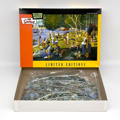 The Simpsons Sunday Afternoon On The River 1000 pc Puzzle - Missing 2 ...