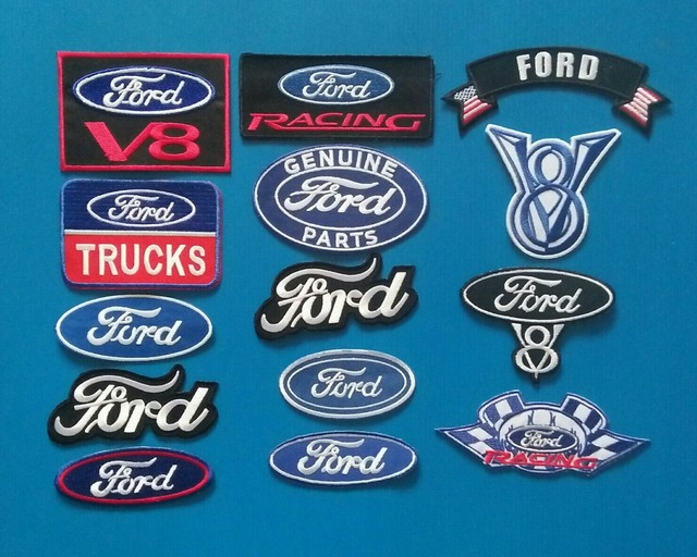 14 FORD AUTO Embroidered Sew/Iron On COLLECTIBLE Patches FREE SHIP | eBay