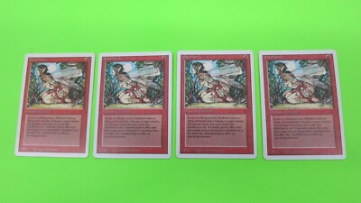 4x EARTHBIND ENCHANT CREATURE REVISED MTG MAGIC THE GATHERING NM ...