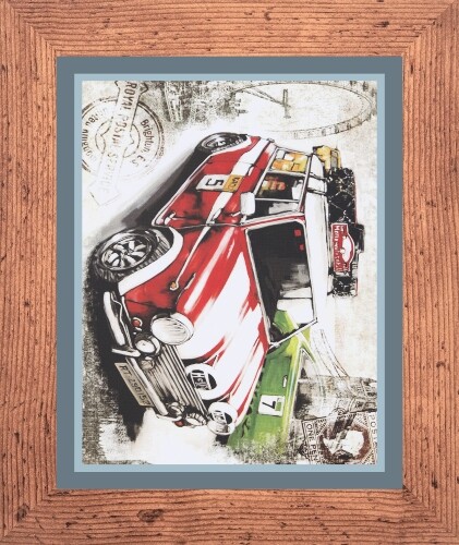 MINI COOPER S RALLY CAR PADDY HOPKIRK FRAMED PRINT PICTURE 3 FRAME ...