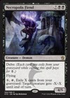 [4x] Necropolis Fiend - Foil Near Mint, English Khans of Tarkir MTG ...