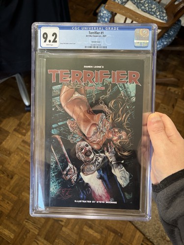 Terrifier 9.2 CGC Variant Cover Low Print 1st Art The Clown Graphic ...