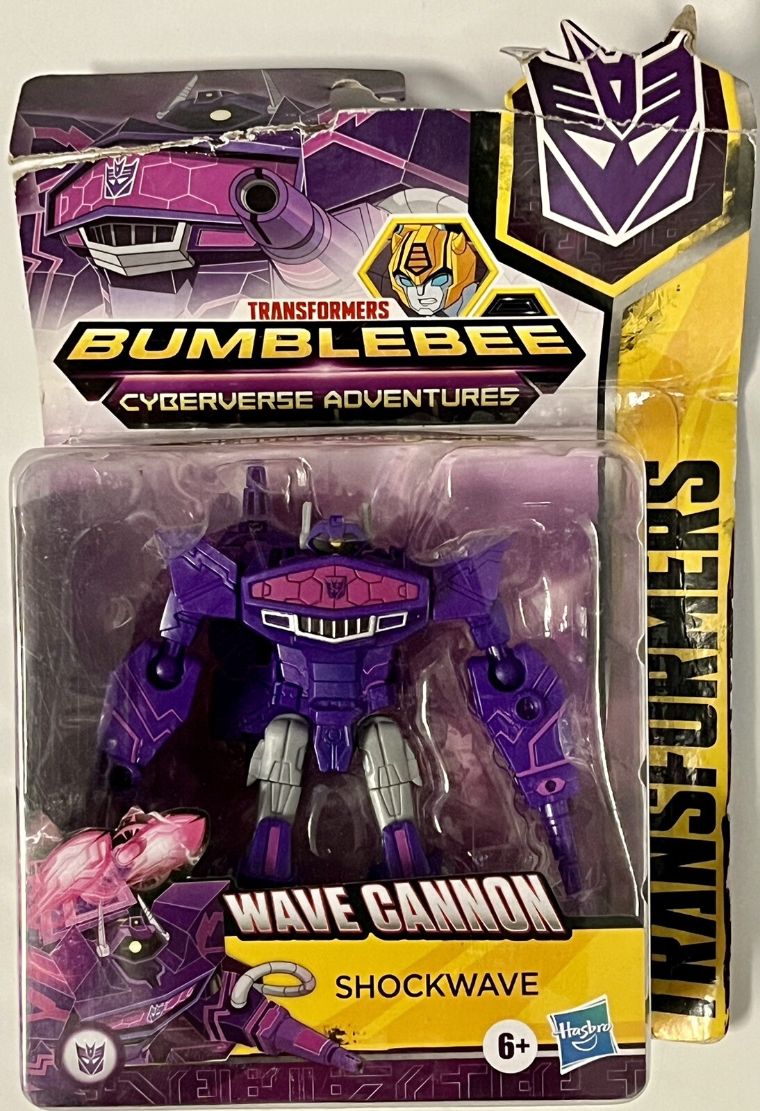 New Shockwave Wave Cannon - Transformers cyberverse cybertron*Damaged Package* | eBay