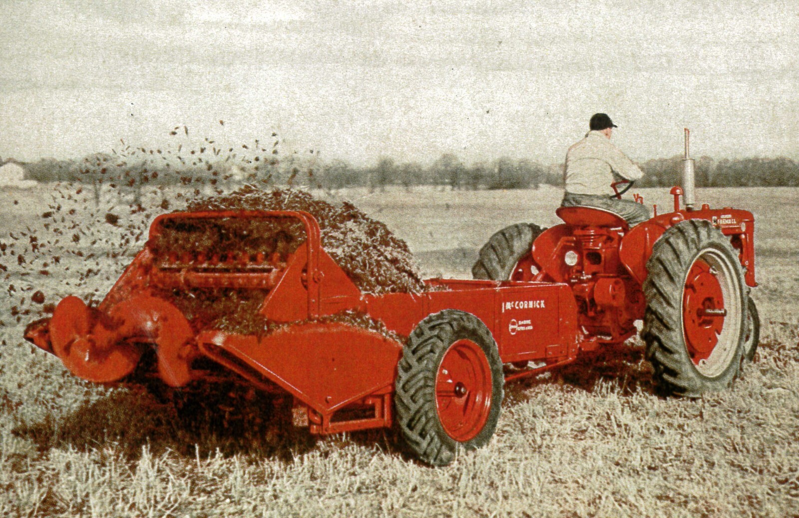 IH McCormick 100 200 200-H Manure Spreaders Sales Brochure Farmall A B ...