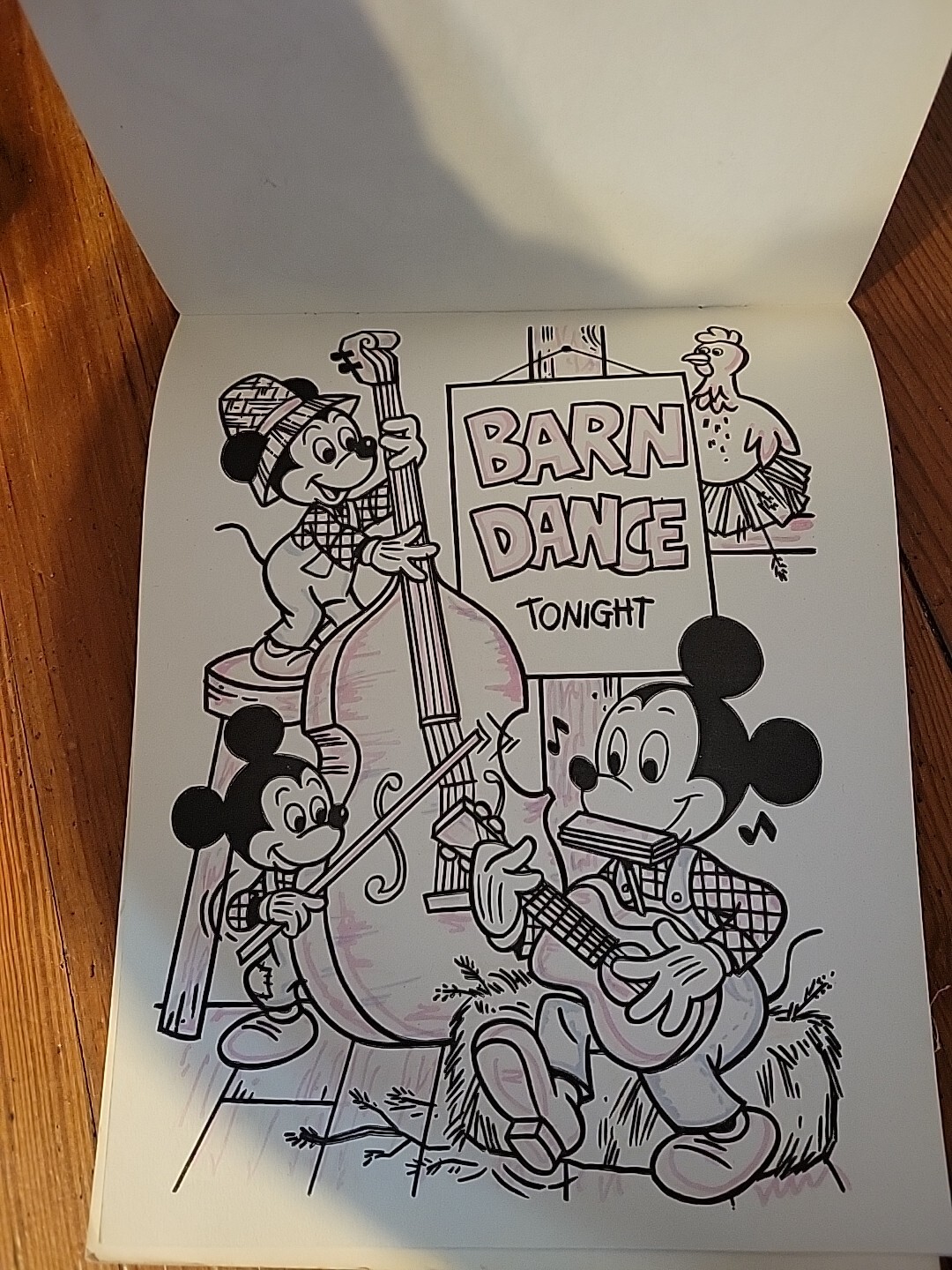 VINTAGE 1994 Disney's Toontown Coloring Book, Paint W Water, Goofy Gone ...