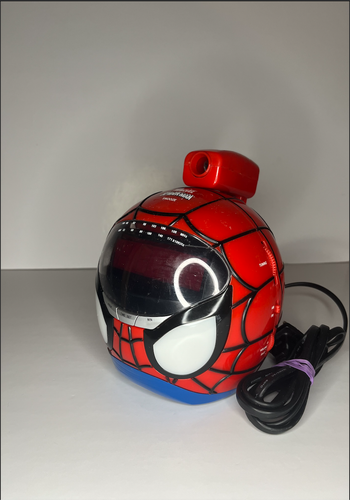 Amazing SPIDER-MAN marvel Projector FM/Am alarm clock radio (RARE) | eBay