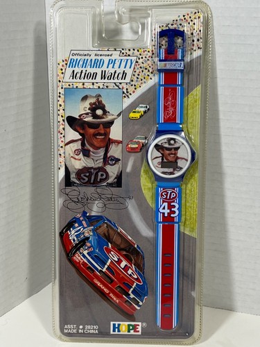 Vintage Richard Petty Action Watch Sealed NASCAR Collectible Watch ...