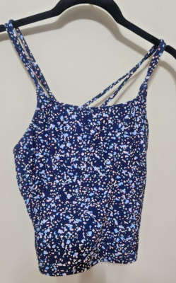 Athleta Girl Girls Tankini Size XXL/16 Multicolor Gold Coast Crop ...