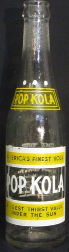 Pop Kola ACL Soda Bottle 10oz 1952 Marceline, Missouri | eBay