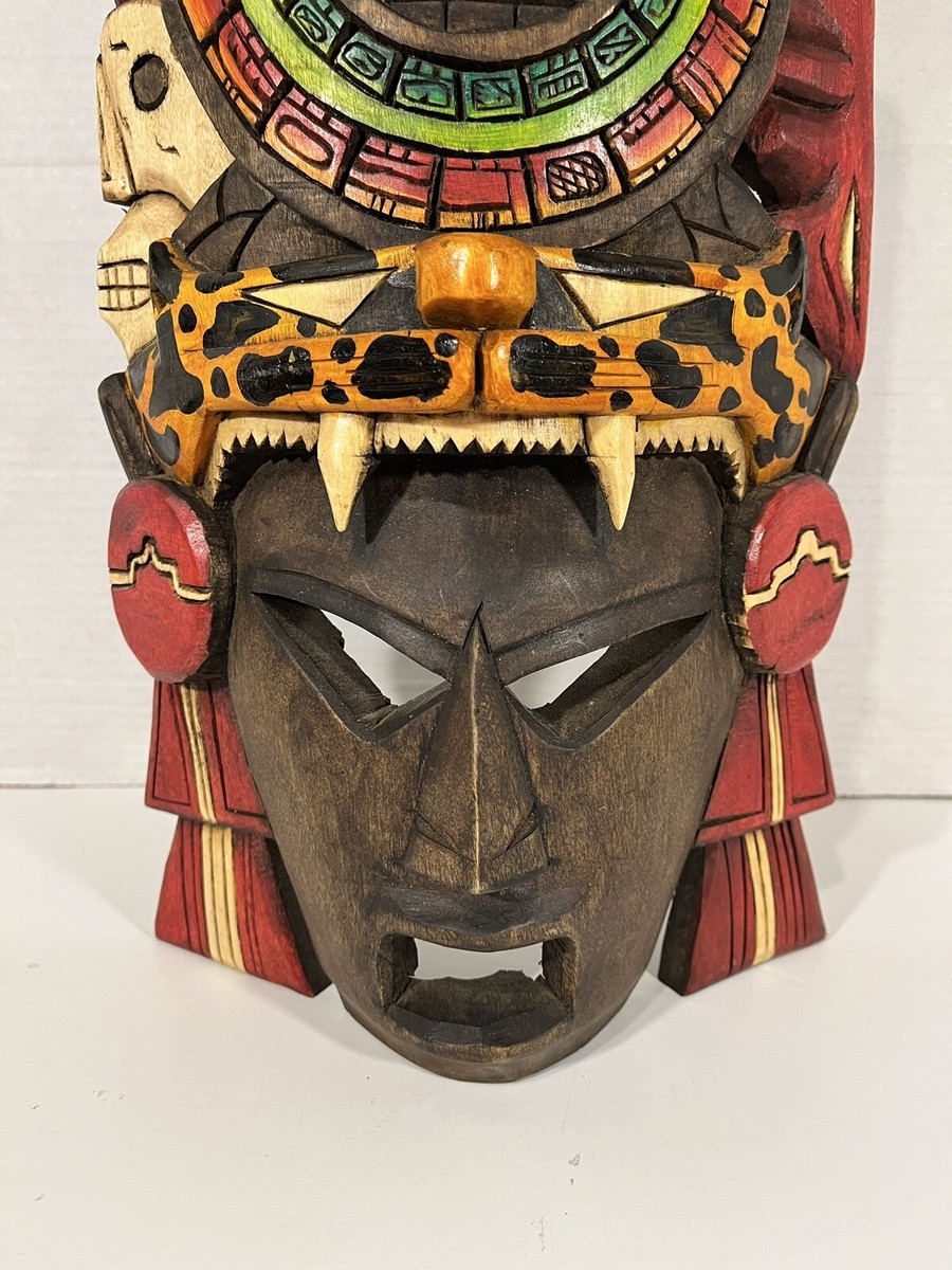 Jaguar Warrior Aztec Mask