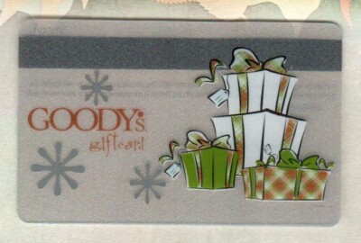 GOODY'S Snowflakes and Gift Boxes 2006 Gift Card ( $0 ) | eBay