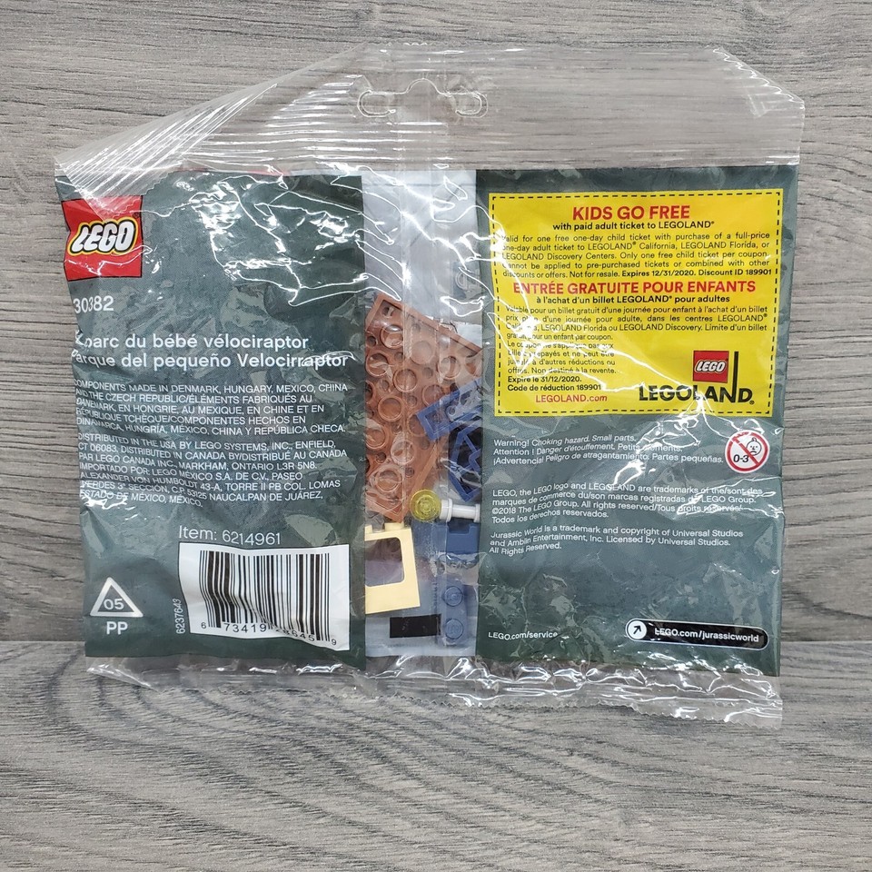 LEGO Jurassic World Baby Velociraptor Playpen (30382) | eBay