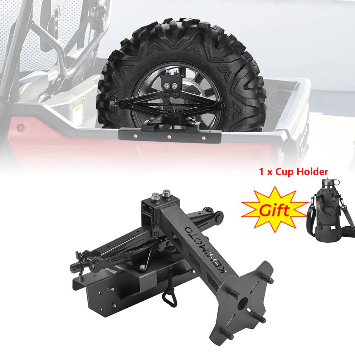 Utv Spare Tire Rack