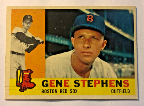 1960 Topps #363 Gene Stephens Boston Red Sox EX | eBay
