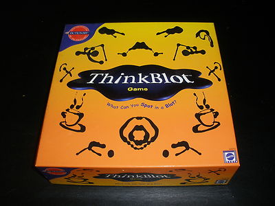 NEW THINKBLOT GAME MATTEL 2000 OPENED PICTIONARY | eBay