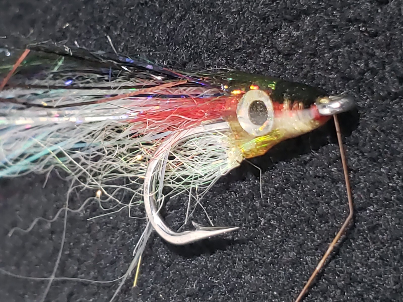 PINHEAD ANCHOVY SIZE 1/0 MINNOW SALTWATER FLIES ALF FRONTIER FLY ...