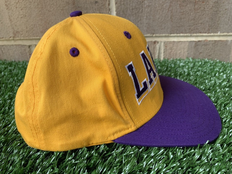 Los Angeles Lakers Adidas NBA Snapback Cap Hat Green Under Bill ...