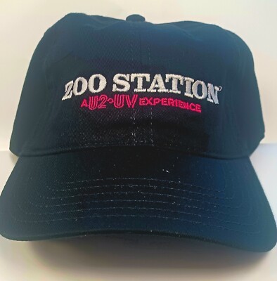 OFFICIAL U2 UV baseball cap "ZOO STATION"LIVE at SPHERE RESIDENCY | eBay