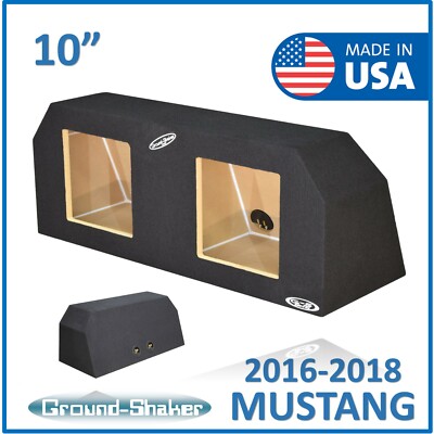Fits Ford Mustang Coupe 16-2022 10" Sub Box Sub Enclosure For Kicker ...
