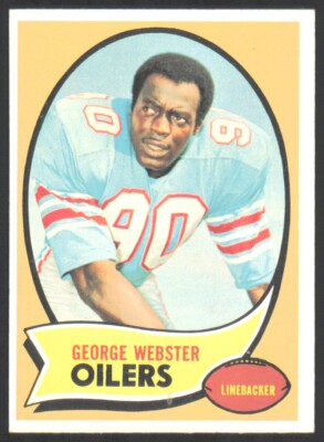 1970 Topps George Webster Rookie Houston Oilers #120 | eBay