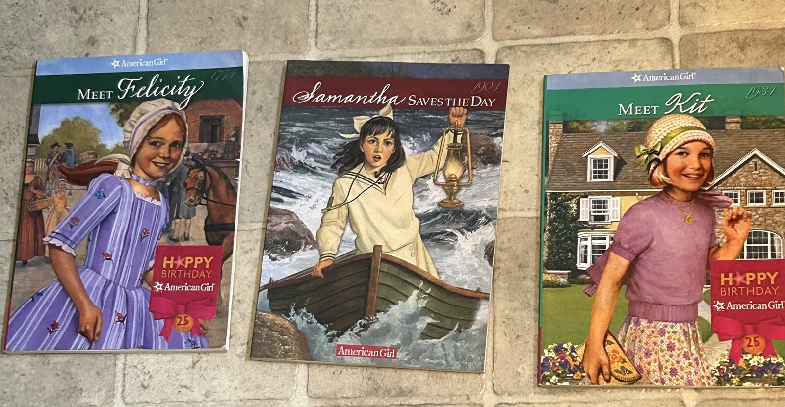 Lot Of 3 American Girl Doll Books Kit, Samantha & Felicity | eBay