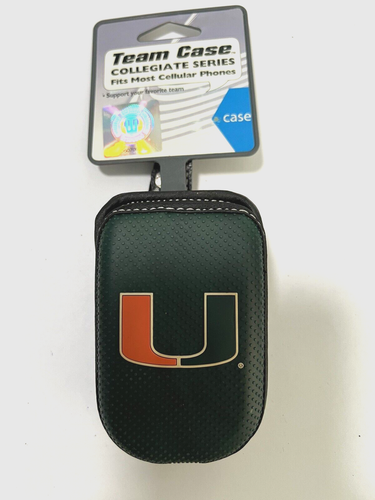 Cell Phone Case Collegiate Series Miami Deep Green Rough Finish (G42P ...