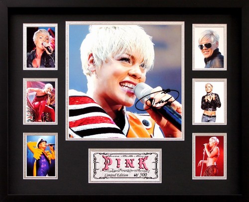 New Pink Signed Limited Edition Memorabilia Framed | eBay