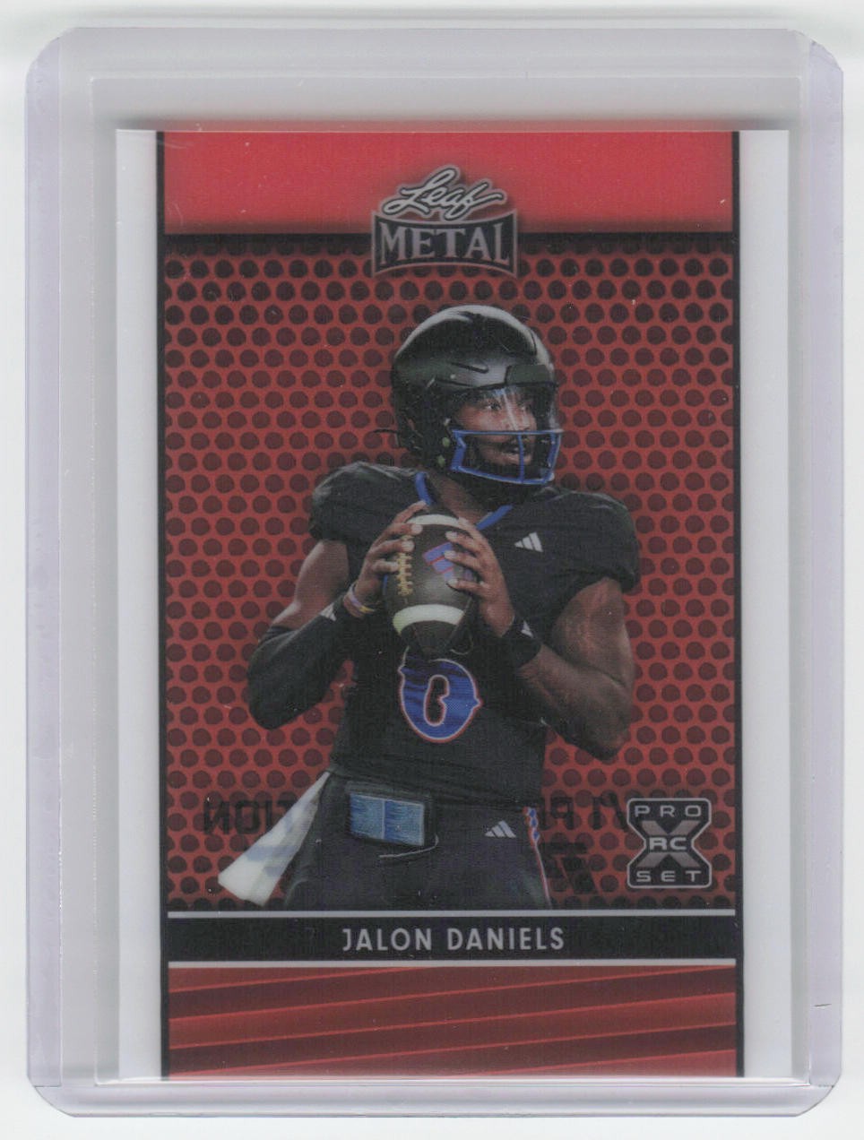 Jalon Daniels 2025 Leaf Collective 1/1 Proof Red Kansas Jayhawks | eBay
