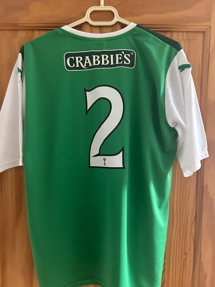 Hibernian Hibs shirt matchworn signed rare Ian Murray testimonial | eBay UK