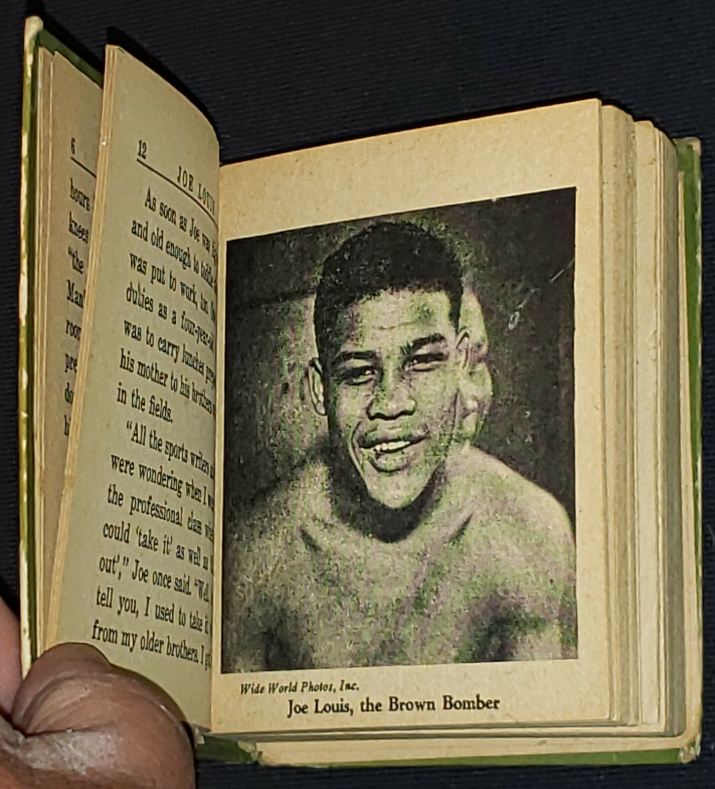 1930's - BOXING /BOXER - JOE LOUIS - AUTOGRAPH + BIG LITTLE BOOK /BLB ...
