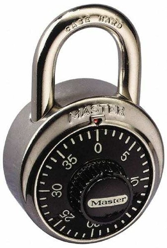 Master Lock Steel Combination Lock 1-7/8" Width 3/4" Shackle QTY 6 1502 (STCK) | eBay