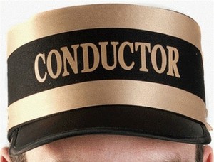 TRAIN MAN CONDUCTOR HAT RAILROAD TRAIN OPERATOR CONDUCTORS COSTUMES CAP ...