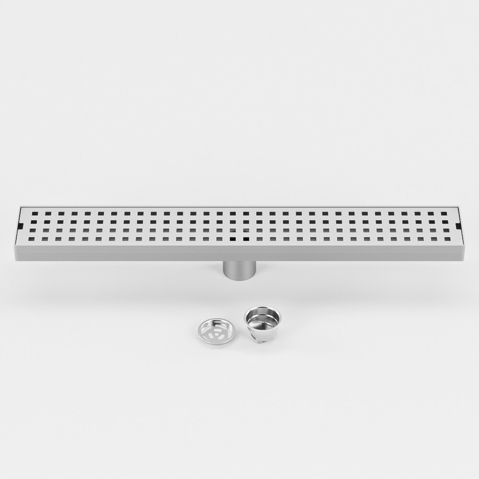Invisible Linear Shower Floor Drain Square Rectangular Bathroom ...