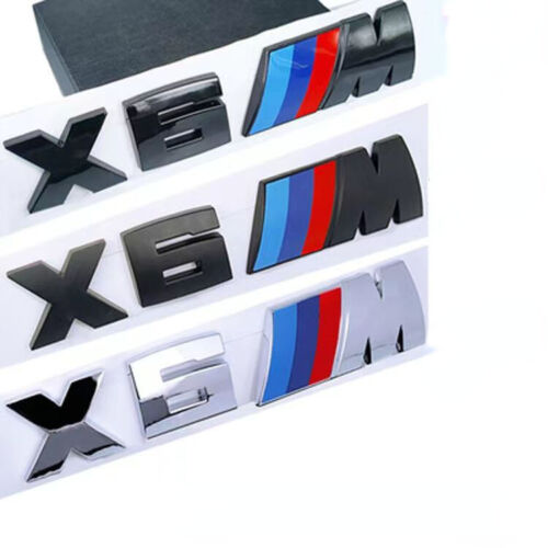For X6 Series X6M Number Letters Car Rear Trunk Sticker Body & Exterior ...