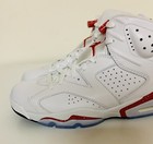 Nike Air Jordan 6 Retro Red Oreo Mens Sz 7.5/ Women’s Sz 9 White Red ...