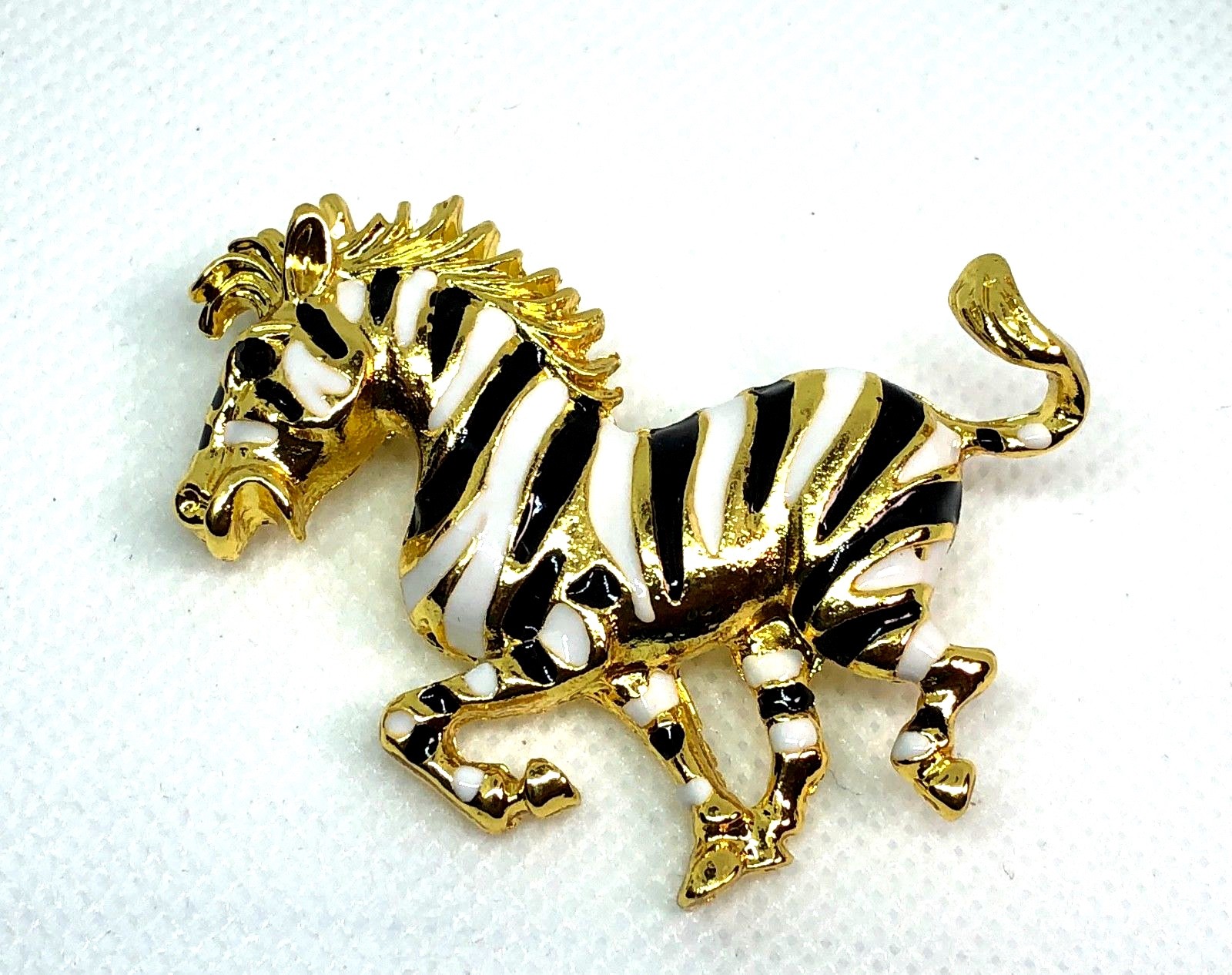Zebra Brooch pin gift zoo animal #1 valentine africa costume jewelry ...