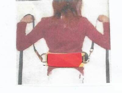 Gymnastic Spotting Belts SMALL RED 19-23 Inch Waist Acrobatics Tumbling ...