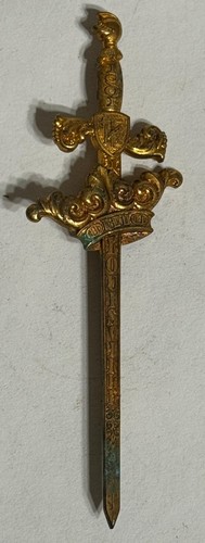 1901 Louisville Masonic Knights Templar Sword Stick Pin - Ohio | eBay