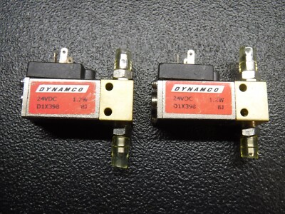 Dynamco D1X398 24VDC 1.2W BJ Solenoid Valve * Lot of 2 * | eBay