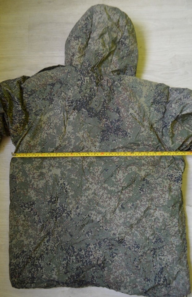 Winter Uniform Jacket Orange Black Ribbon Gostomel russian Army Ratnik ...