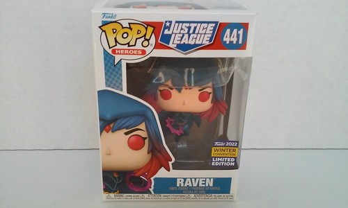 Funko Pop DC HEROES JUSTICE LEAGUE RAVEN #441 FIGURE WINTER CONVENTION ...