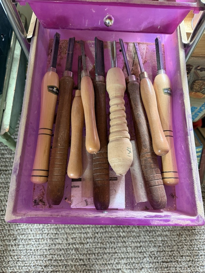 Jet Min Lathe , Good Working Order! Lots Of Accessories! Chuck/chisels ...