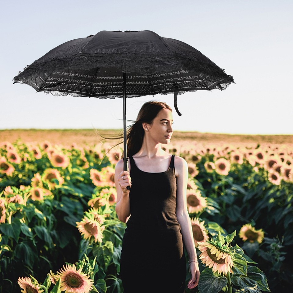 Sun Umbrella Personal Parasol Windproof Umbrellas for Women Student ...