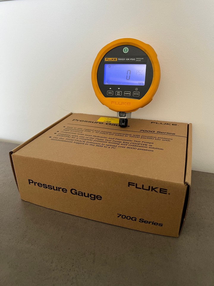 Fluke 700G31 Digital Pressure Gauge 10k PSIG | eBay