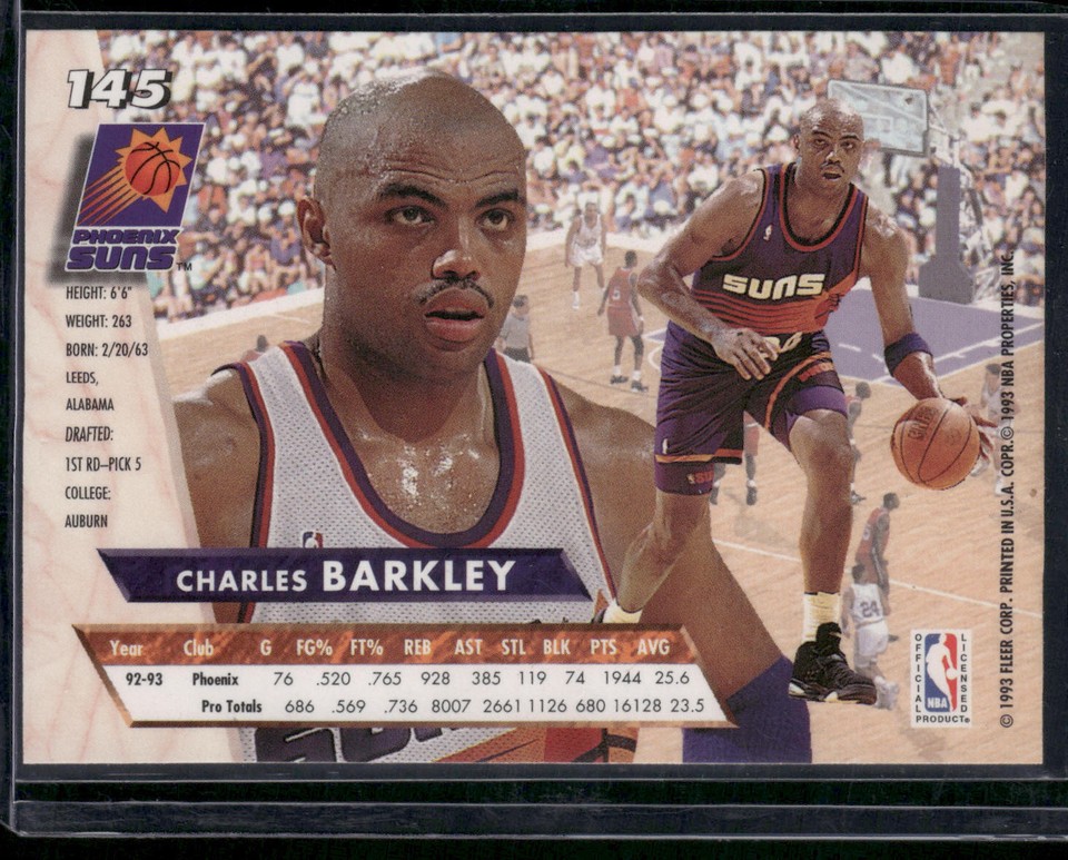 Charles Barkley 1993-94 Ultra #145 Phoenix Suns | eBay
