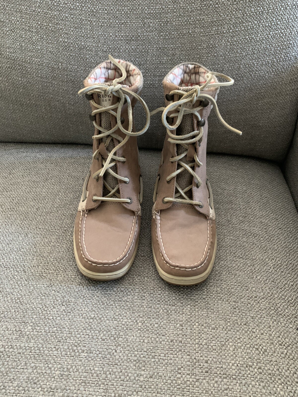 Sperry Top Sider Hikerfish Tan Leather Boat Shoes Boo… - Gem