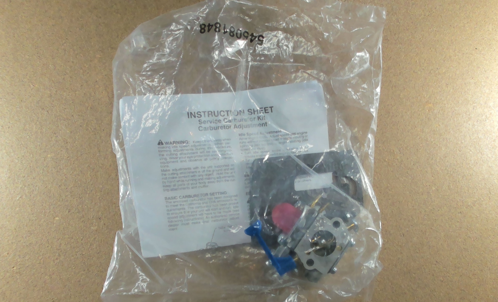 545081848 Husqvarna Carburetor Kit | eBay